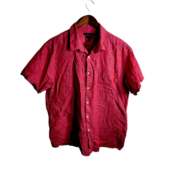 Marc Anthony | Shirts | Marc Anthony Linen Blend Slim Fit Button Down ...